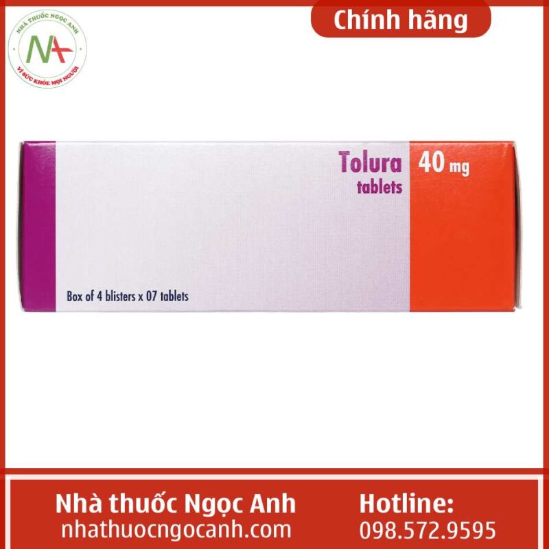 Thuốc Tolura 40mg là thuốc gì, có tác dụng gì, mua ở đâu, giá bao nhiêu?
