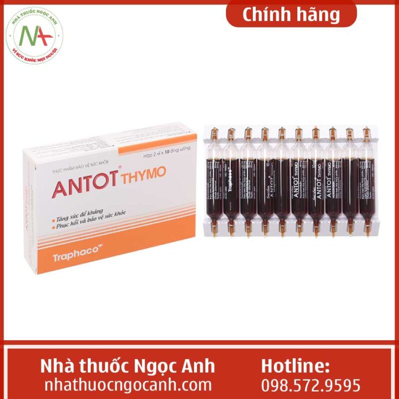 Thuốc bổ Antot Thymo có tác dụng gì, mua ở đâu, giá bao nhiêu?