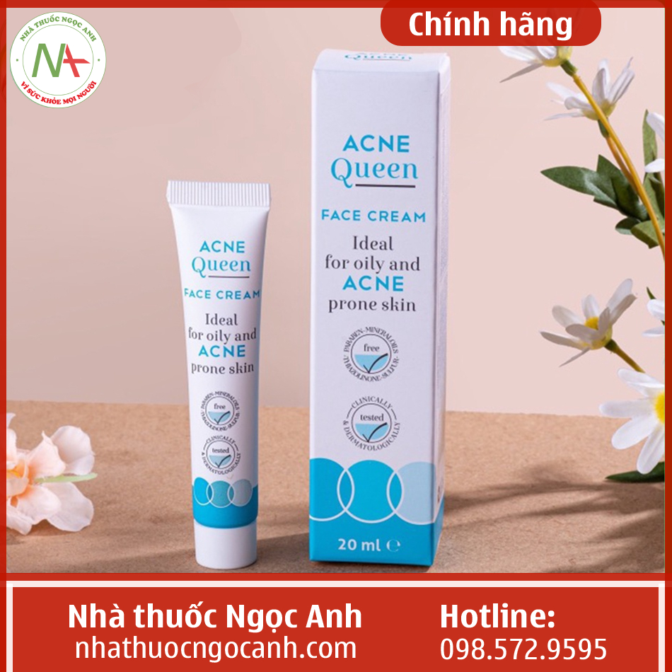 Acne Queen Face Cream là thuốc gì, giá bao nhiêu, mua ở đâu?