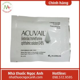 Thuốc nhỏ mắt Acuvail có tốt không? Mua ở đâu? Giá bao nhiêu?