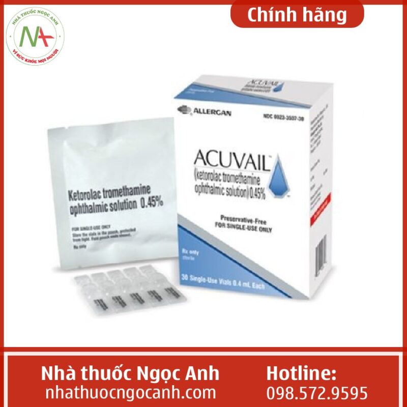 Thuốc giảm sung huyết, gây tê, kháng viêm trong Nhãn khoa