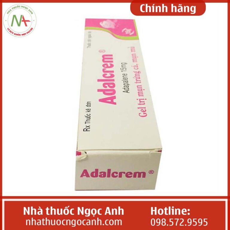 Thuốc trị mụn Adalcrem 15g review, giá bao nhiêu, mua ở đâu?