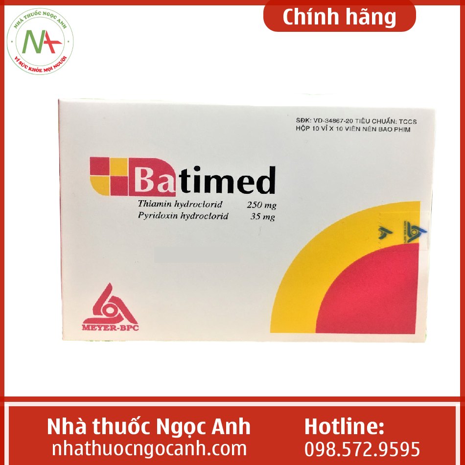 Thuốc Batimed có tác dụng gì? Mua ở đâu? Giá bao nhiêu?