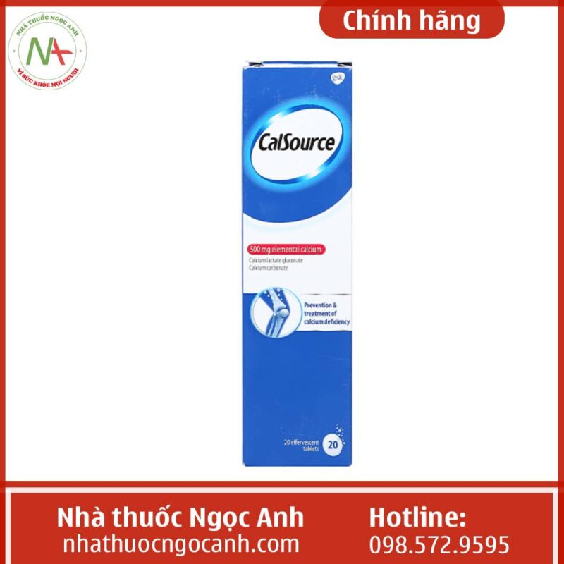 Thuốc CalSource 500mg là thốc gì? Giá bao nhiêu? Mua ở đâu