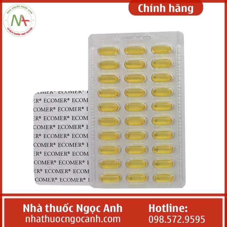 Thuốc dầu gan cá mập Ecomer 250mg giá bao nhiêu, mua ở đâu, có tốt không?