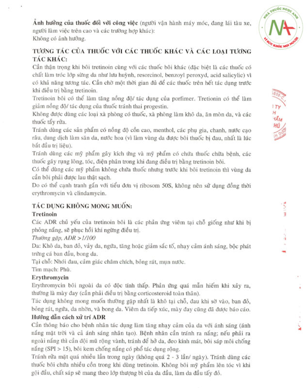 Thuốc trị mụn Eryne Gel có tốt không, giá bao nhiêu, mua ở đâu?