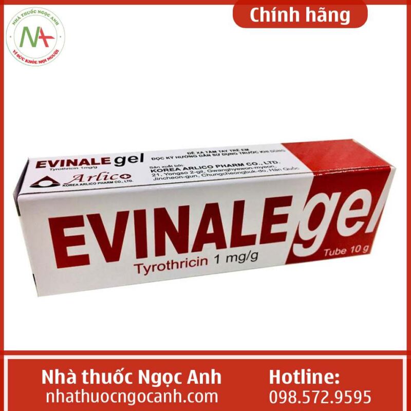 Thuốc bôi Evinale Gel có tác dụng gì? Giá bao nhiêu? Mua ở đâu?