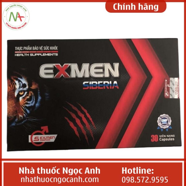 Viên uống sinh lý Exmen Siberia có tốt không, giá bao nhiêu, mua ở đâu