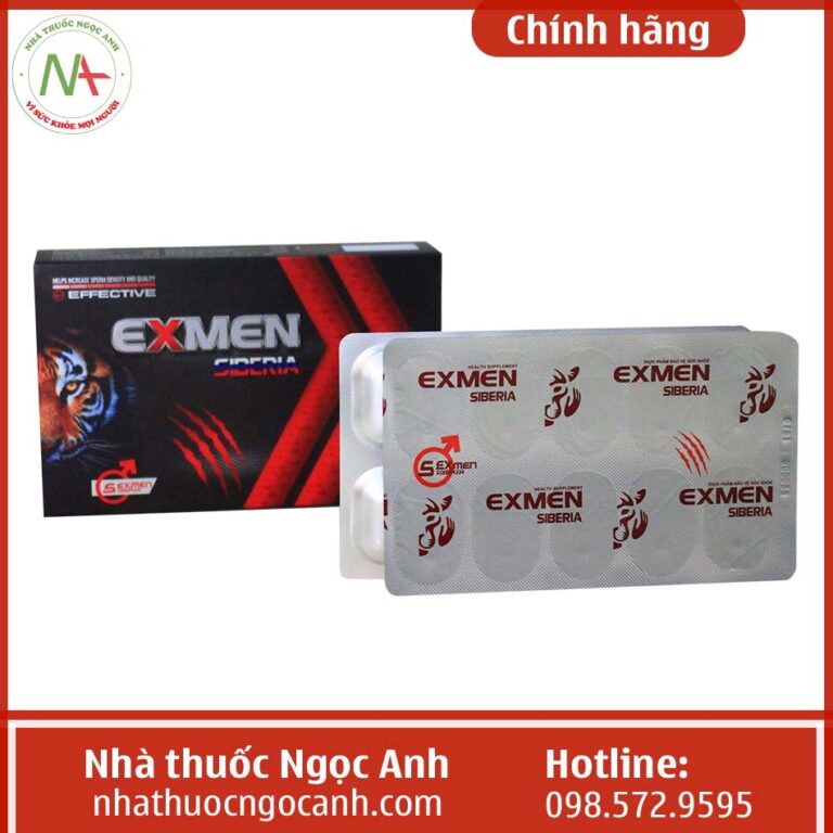 Viên uống sinh lý Exmen Siberia có tốt không, giá bao nhiêu, mua ở đâu