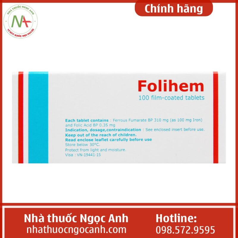 Thuốc Folihem phòng ngừa thiếu máu có tốt không? Mua ở đâu? Giá bao nhiêu?