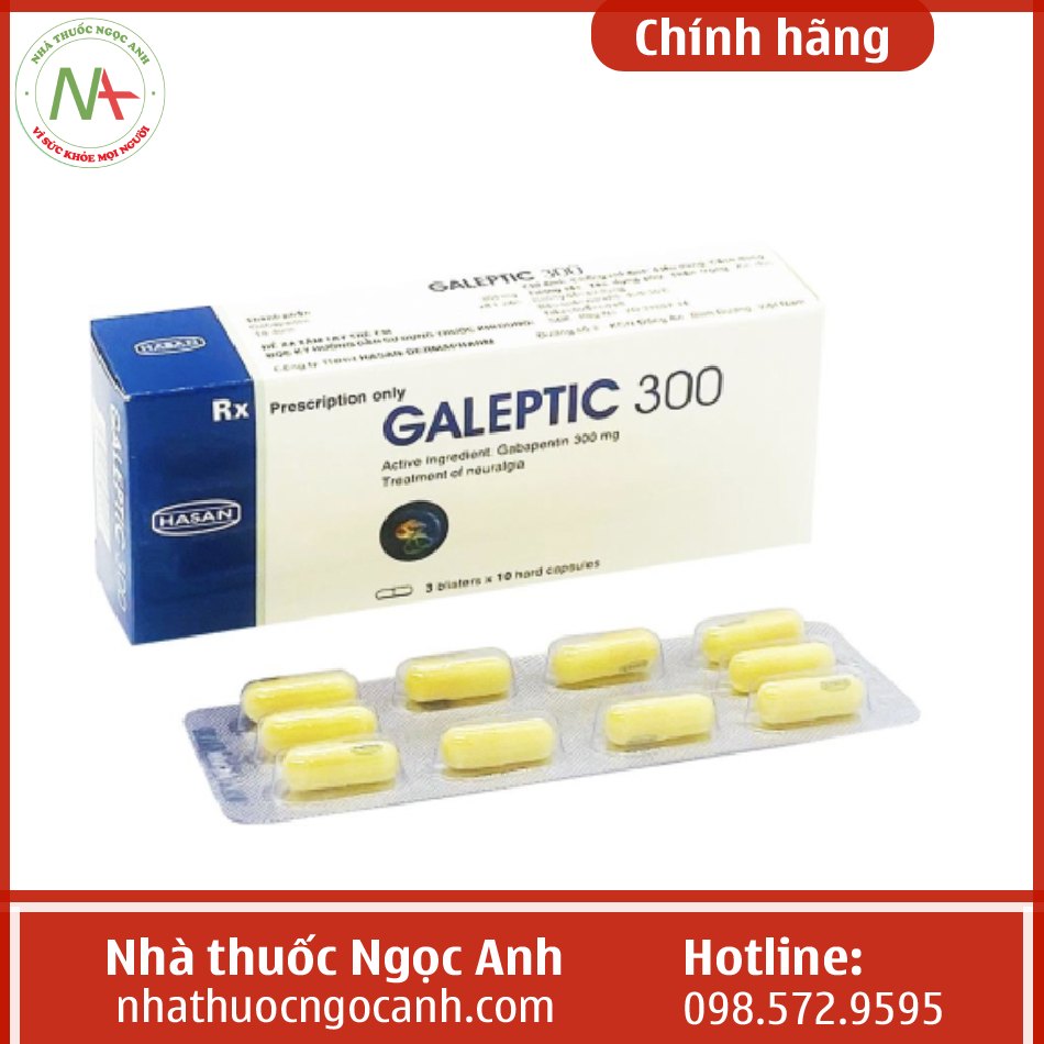 Thuốc Galeptic 300 là thuốc gì? Mua ở đâu? Giá bao nhiêu?