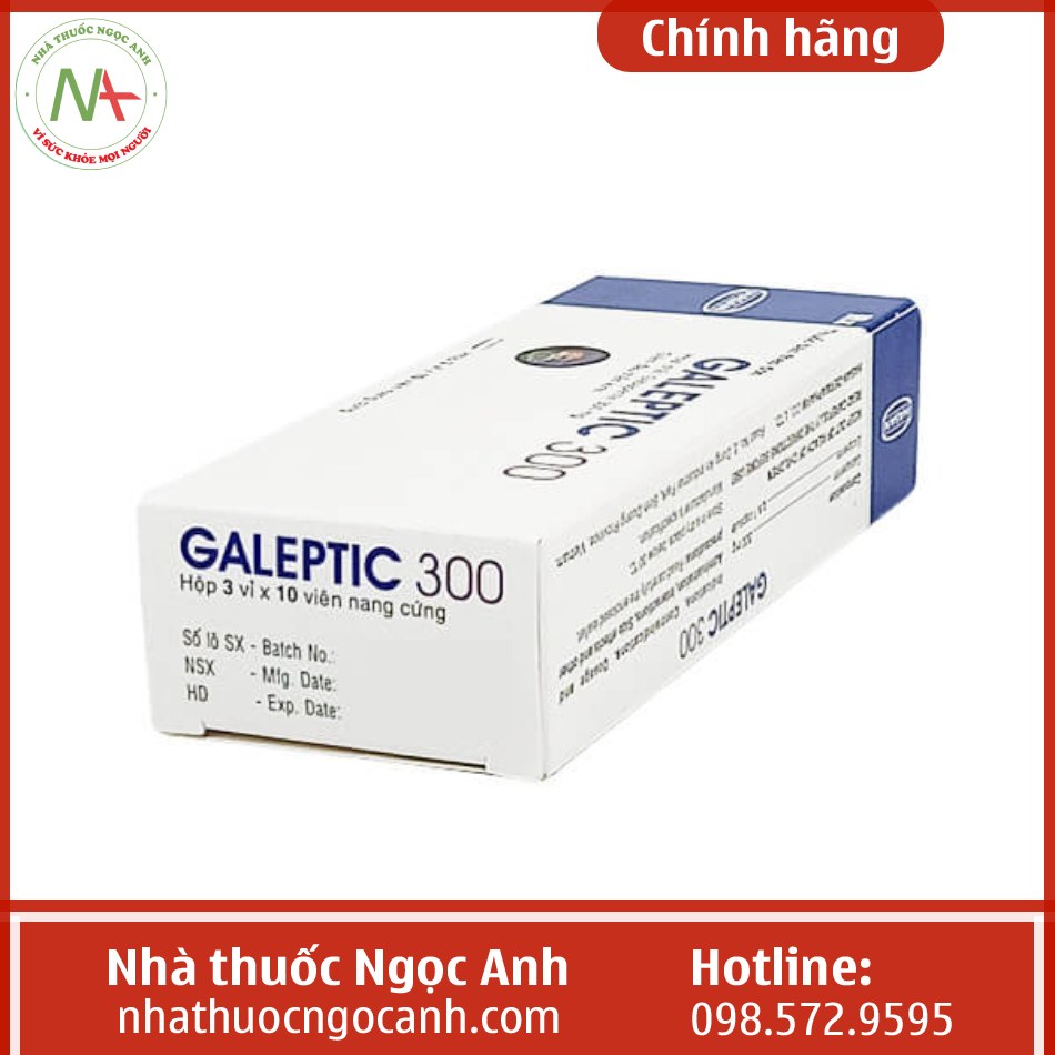 Thuốc Galeptic 300 là thuốc gì? Mua ở đâu? Giá bao nhiêu?