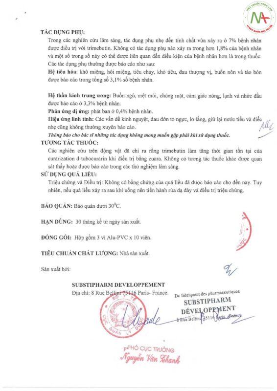 Thuốc Trimebutine Gerda 200mg là thuốc gì, giá bao nhiêu, mua ở đâu?