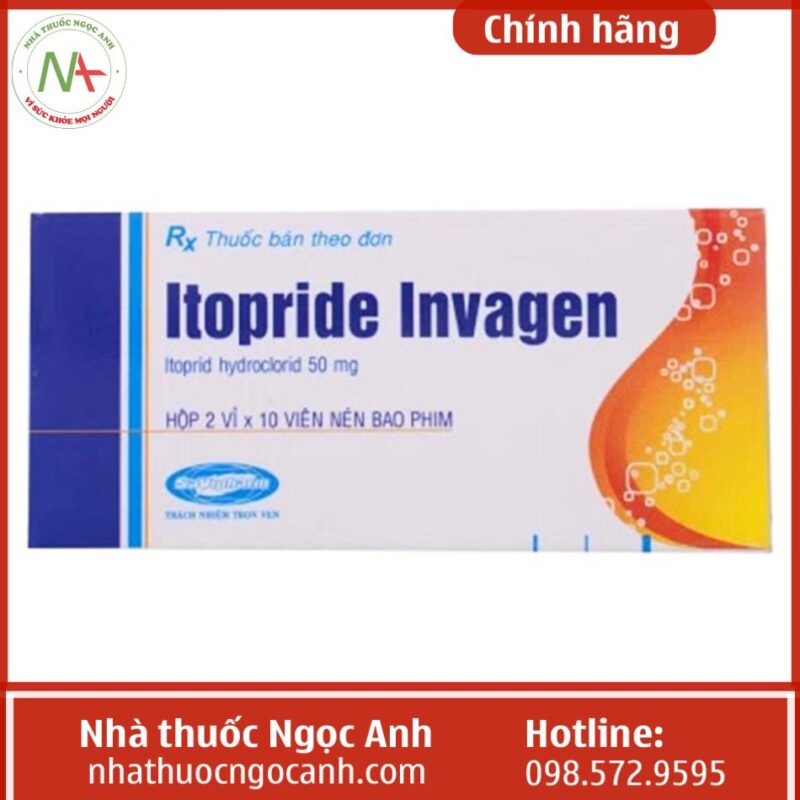 Thuốc Itopride Invagen 50mg là thuốc gì, giá bao nhiêu, mua ở đâu