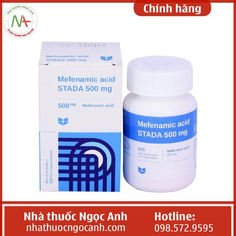 Thuốc Mefenamic Acid STADA 500mg là thuốc gì? Mua ở đâu? Giá bao nhiêu?