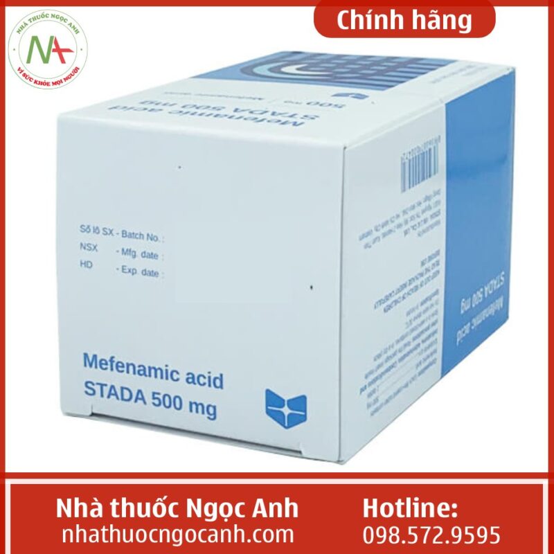 Thuốc Mefenamic Acid STADA 500mg là thuốc gì? Mua ở đâu? Giá bao nhiêu?