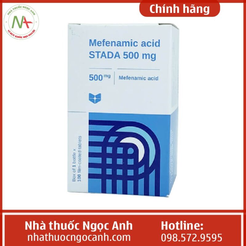 Thuốc Mefenamic Acid STADA 500mg là thuốc gì? Mua ở đâu? Giá bao nhiêu?