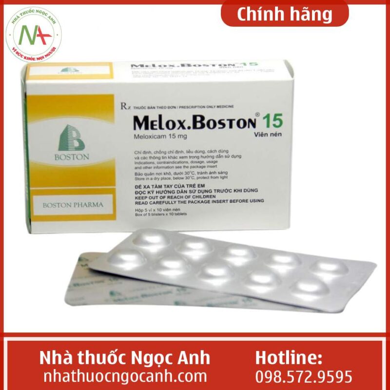 Thuốc Melox.Boston 15 Tablets tác dụng gì, mua ở đâu, giá bao nhiêu?