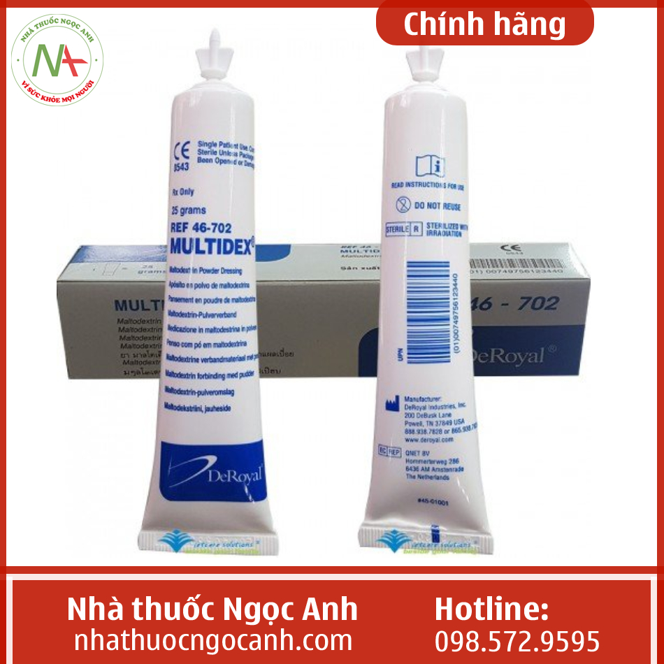 Thuốc Multidex Powder có tác dụng gì? Giá bao nhiêu? Mua ở đâu