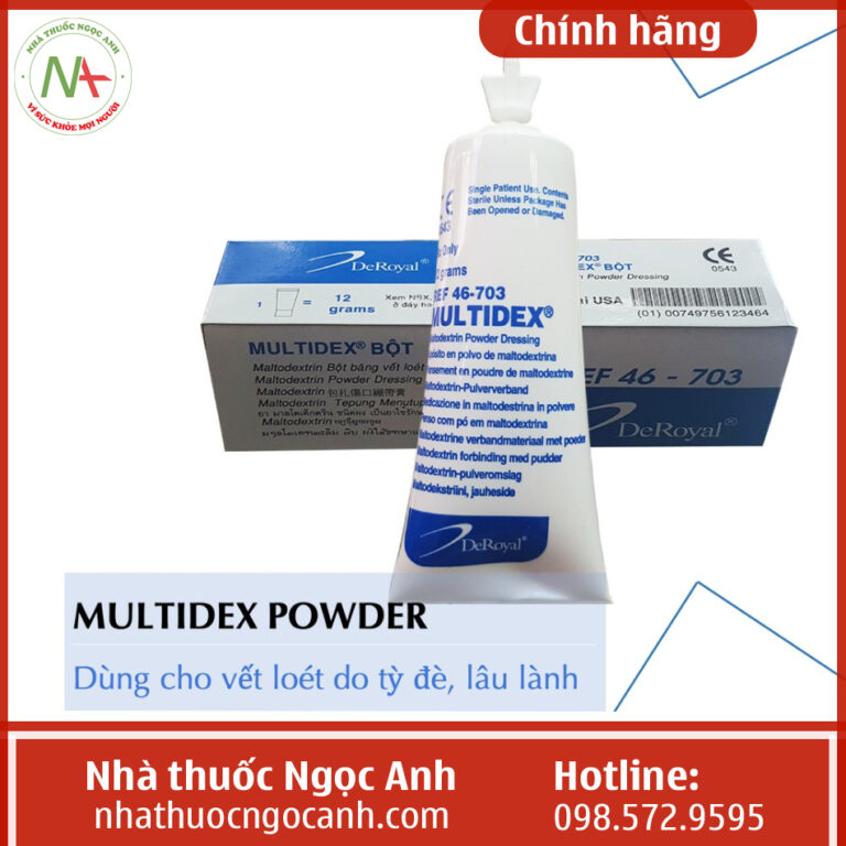 Thuốc Multidex Powder có tác dụng gì? Giá bao nhiêu? Mua ở đâu