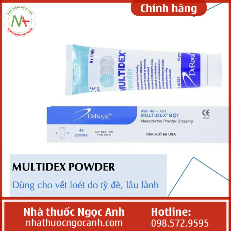 Thuốc Multidex Powder có tác dụng gì? Giá bao nhiêu? Mua ở đâu
