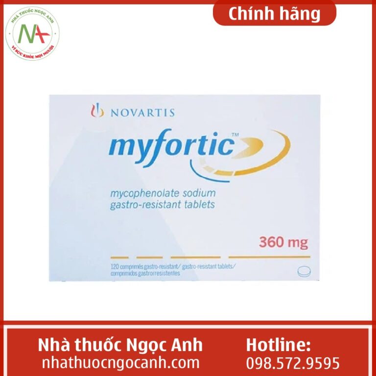 Thuốc Myfortic 360mg có tác dụng gì? Mua ở đâu? Giá bao nhiêu?