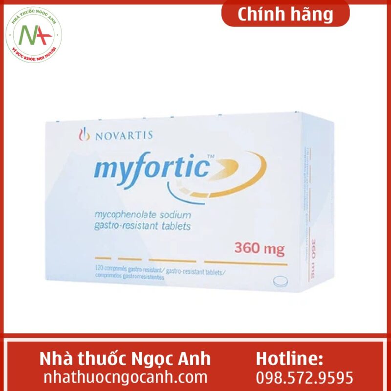Thuốc Myfortic 360mg có tác dụng gì? Mua ở đâu? Giá bao nhiêu?
