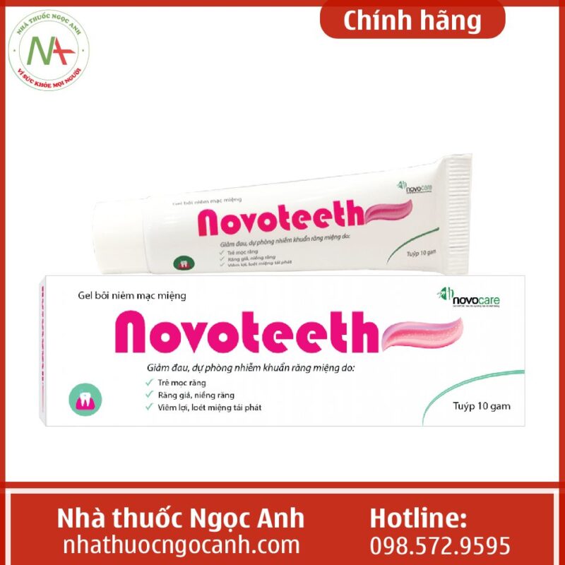 Thuốc bôi nhiệt miệng Novoteeth mua ở đâu? Giá bao nhiêu?