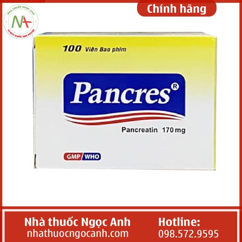 Thuốc Pancres có tác dụng gì, giá bao nhiêu, mua ở đâu?