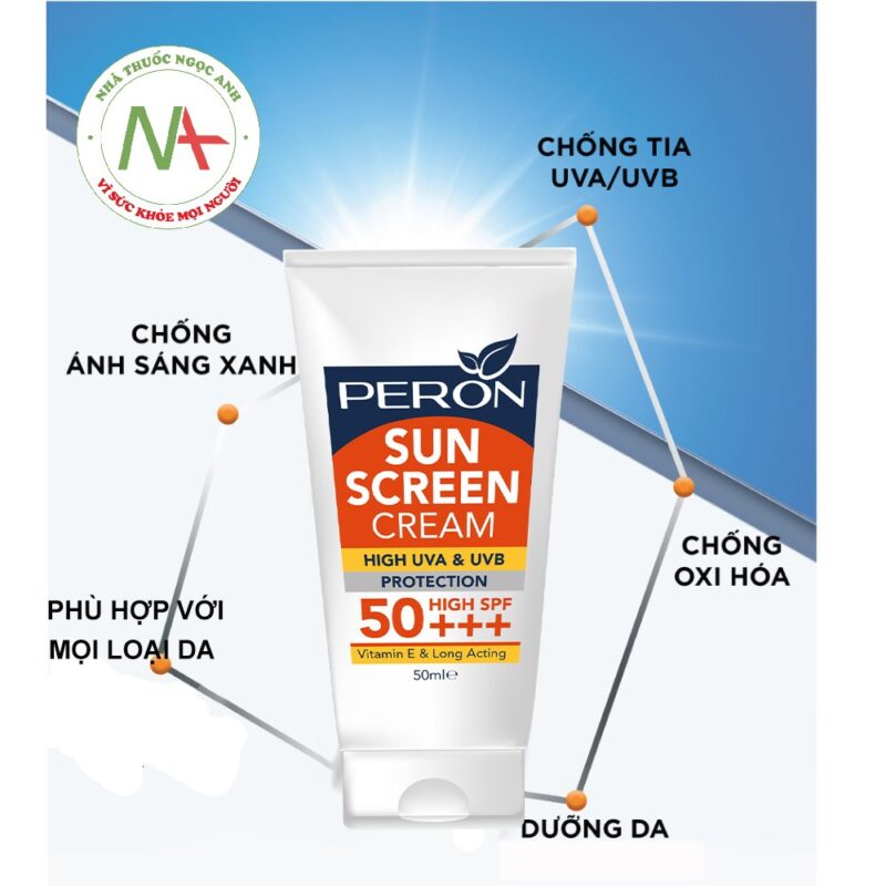 Kem chống nắng Peron Sun Screen Cream có tốt không? Mua ở đâu? Giá bao ...