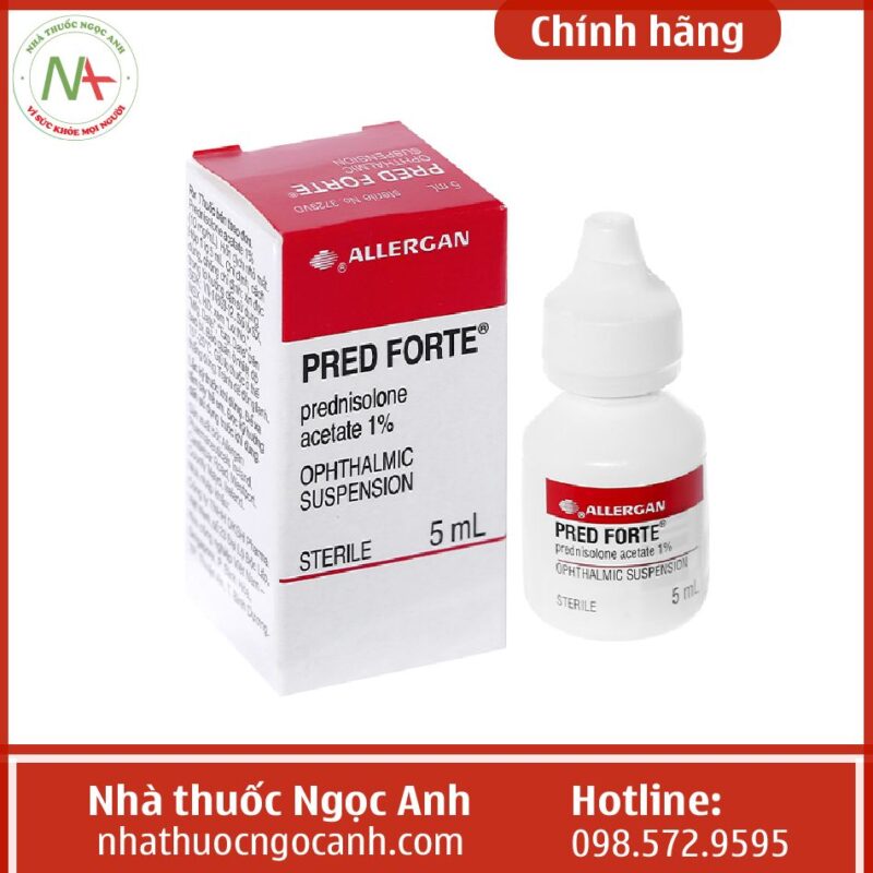 Thuốc nhỏ mắt Pred Forte 1% có tốt không? Mua ở đâu? Giá bao nhiêu?