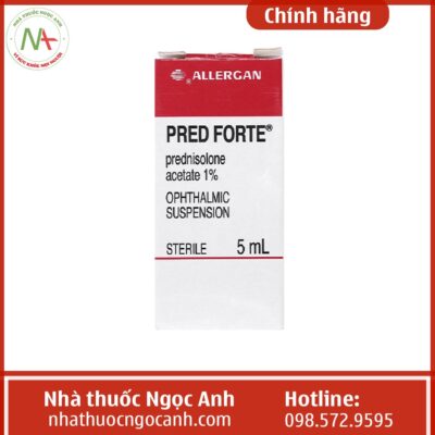 Thuốc nhỏ mắt Pred Forte 1% có tốt không? Mua ở đâu? Giá bao nhiêu?
