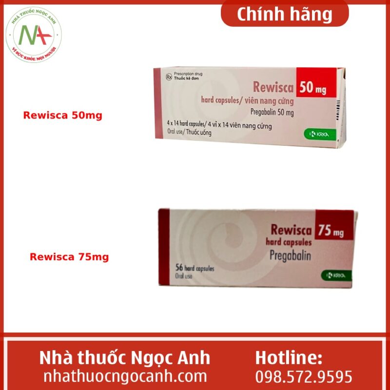 Thuốc Rewisca hard capsules 50mg mua ở đâu, giá bao nhiêu?