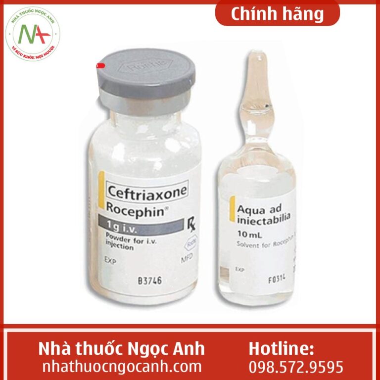 Thuốc Rocephin 1g I.V. là thuốc gì, mua ở đâu, giá bao nhiêu?