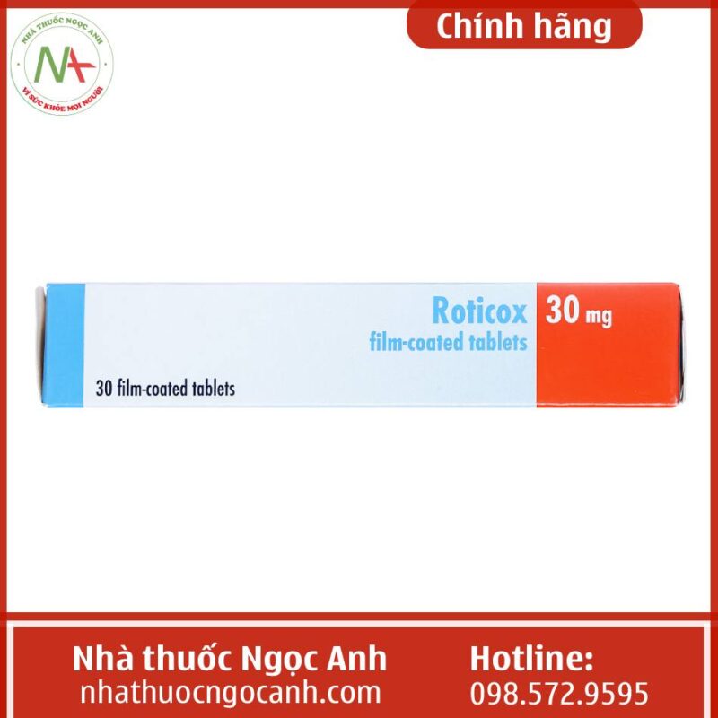 Thuốc Roticox 30 mg film-coated tablets giá bao nhiêu, mua ở đâu?