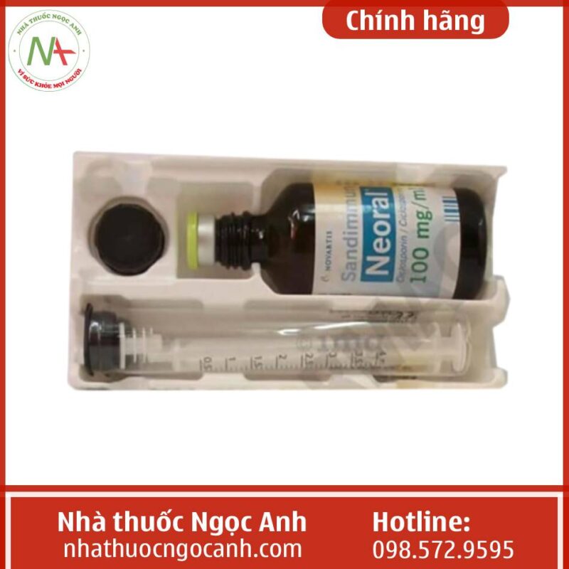 Thuốc Sandimmun Neoral 100mg/ml mua ở đâu, giá bao nhiêu?