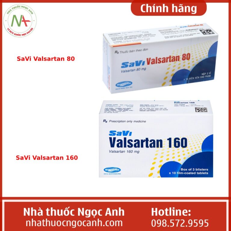 Thuốc SaVi Valsartan 80mg giá bao nhiêu, mua ở đâu, tác dụng gì?