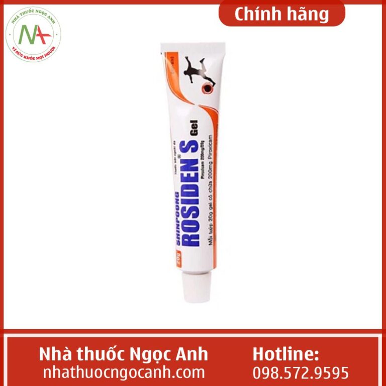 Thuốc Shinpoong Rosiden S gel giá bao nhiêu, mua ở đâu, tác dụng gì?