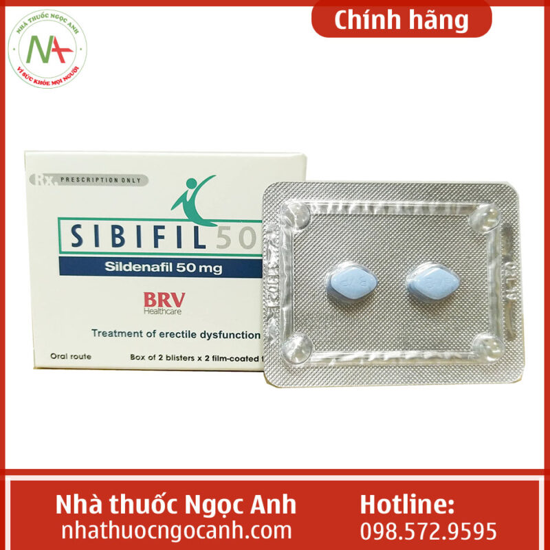 Thuốc Sibifil 50 là thuốc gì, có tốt không, giá bao nhiêu, mua ở đâu