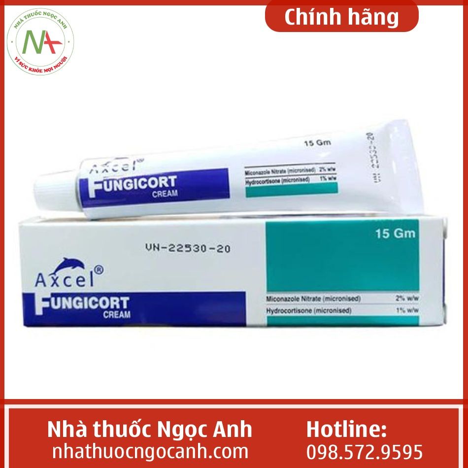 Thuốc Axcel Fungicort là thuốc gì? Mua ở đâu? Giá bao nhiêu?