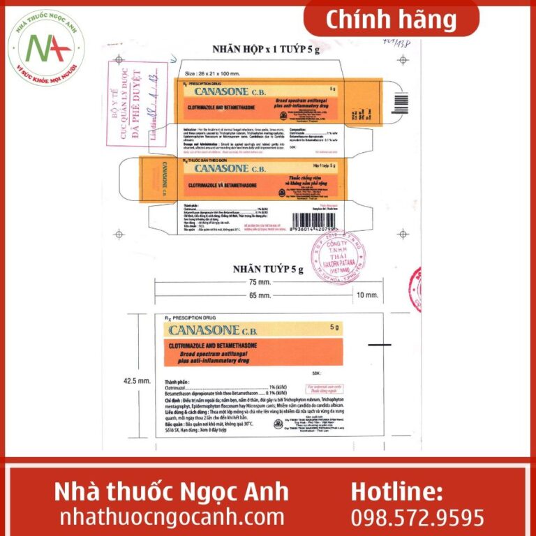Thuốc Canasone C.B. là thuốc gì? Mua ở đâu? Giá bao nhiêu?