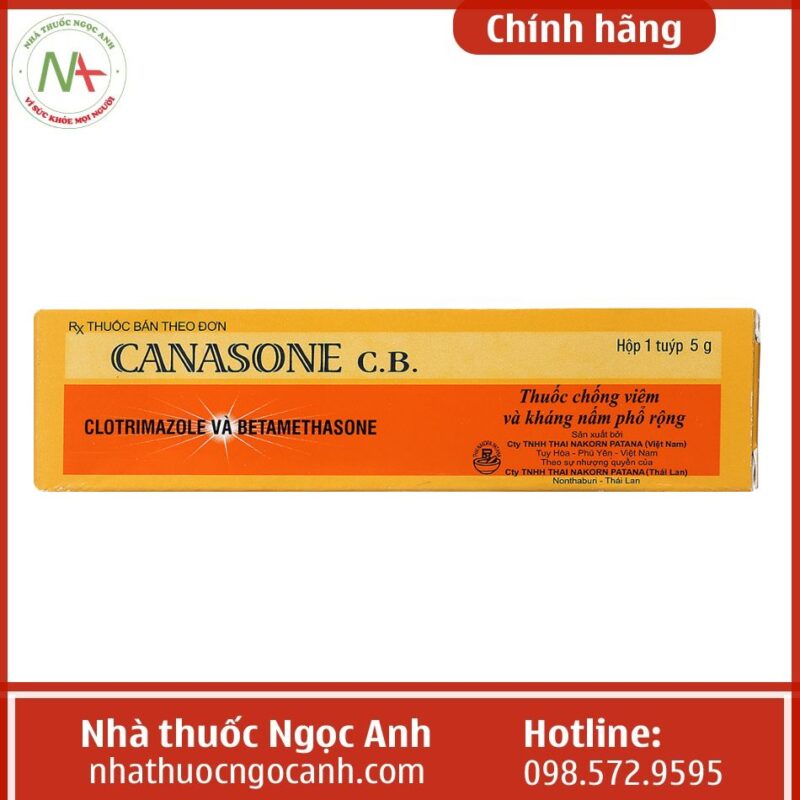 Thuốc Canasone C.B. là thuốc gì? Mua ở đâu? Giá bao nhiêu?