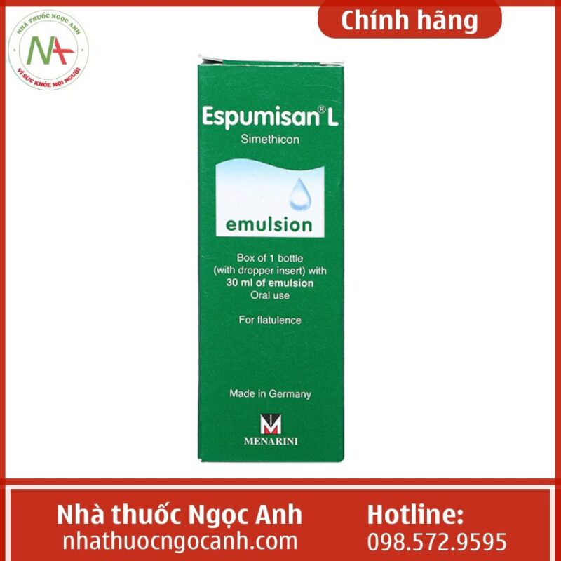 Thuốc Espumisan L là thuốc gì? Mua ở đâu? Giá bao nhiêu?