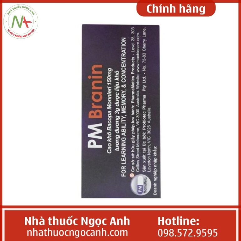 Thuốc PM Branin là thuốc gì? Mua ở đâu? Giá bao nhiêu?