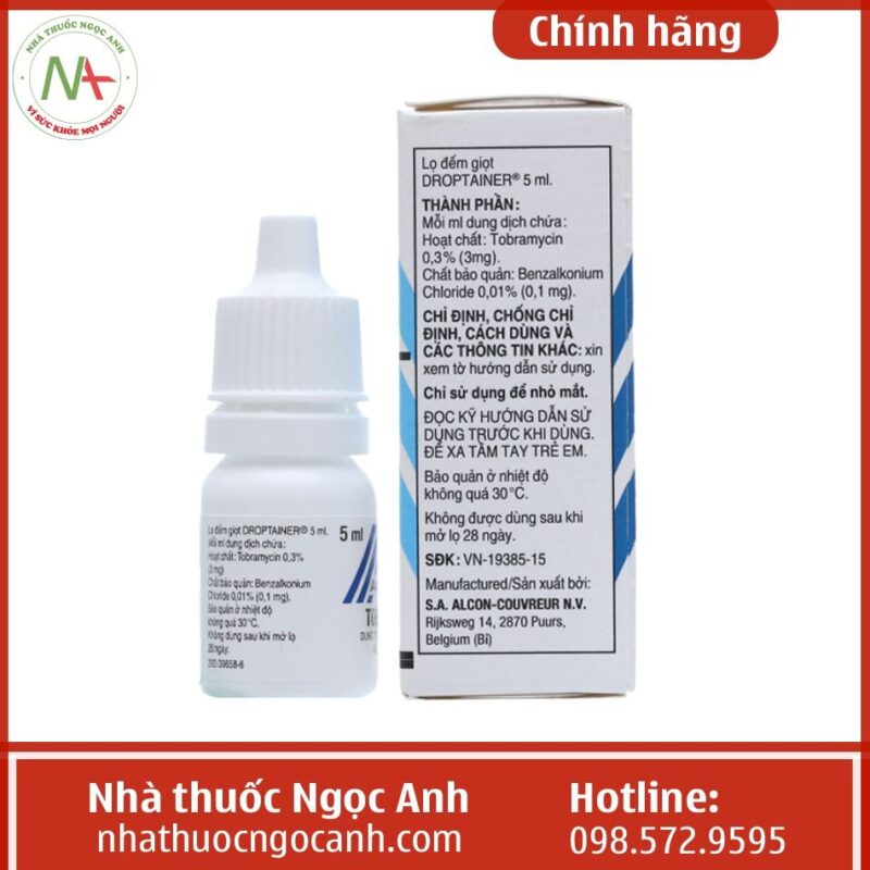 Thuốc nhỏ mắt Tobrex giá bao nhiêu tiền, dùng cho trẻ sơ sinh được không?