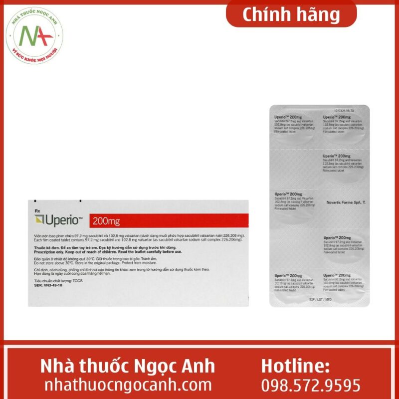 Thuốc Uperio 200mg là thuốc gì? Mua ở đâu? Giá bao nhiêu?