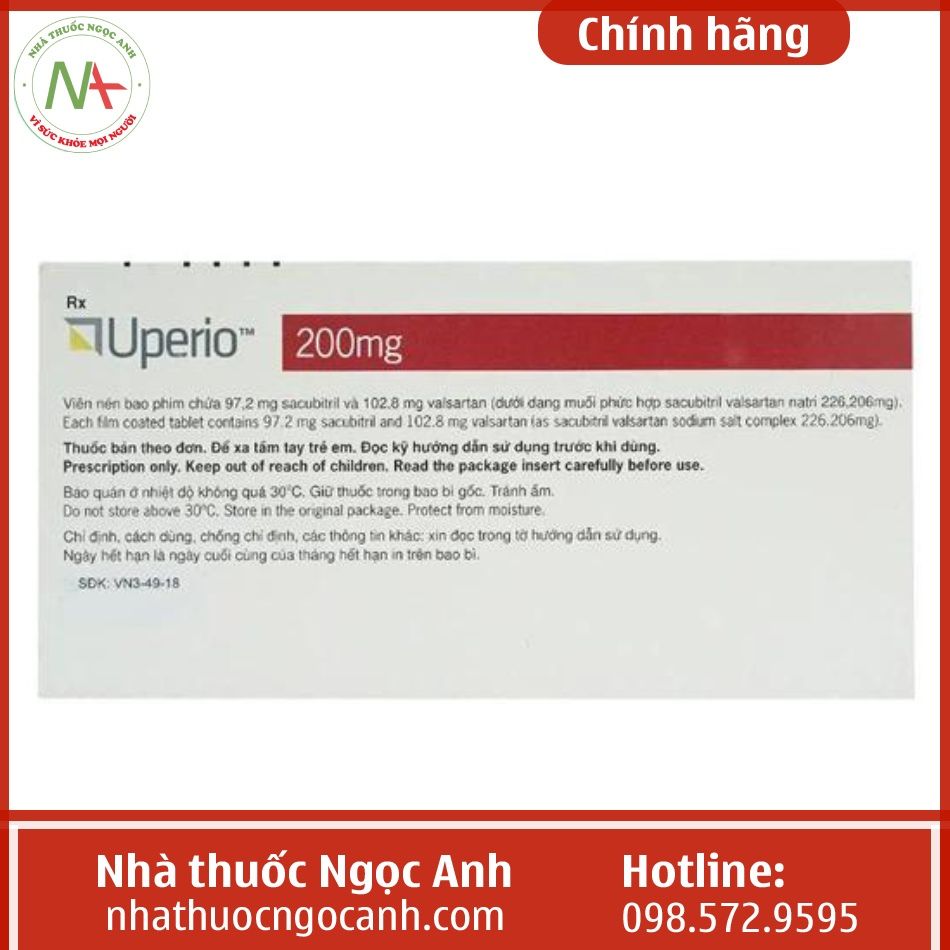 Thuốc Uperio 200mg là thuốc gì? Mua ở đâu? Giá bao nhiêu?