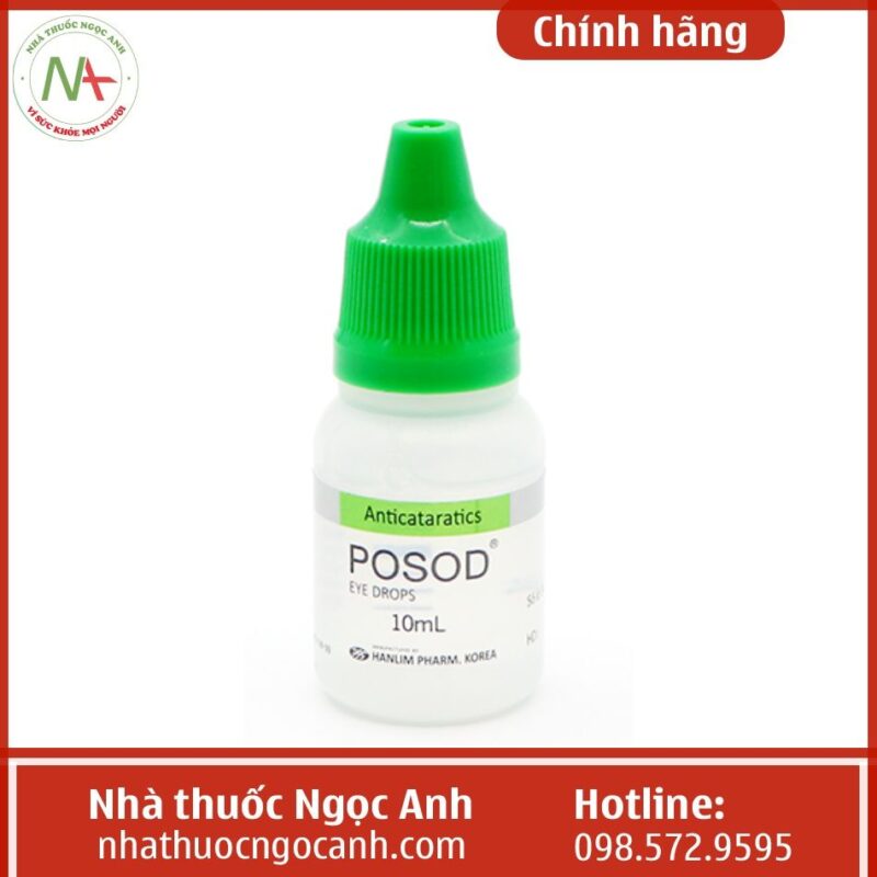 Thuốc Posod Eye Drops là thuốc gì? Mua ở đâu? Giá bao nhiêu?