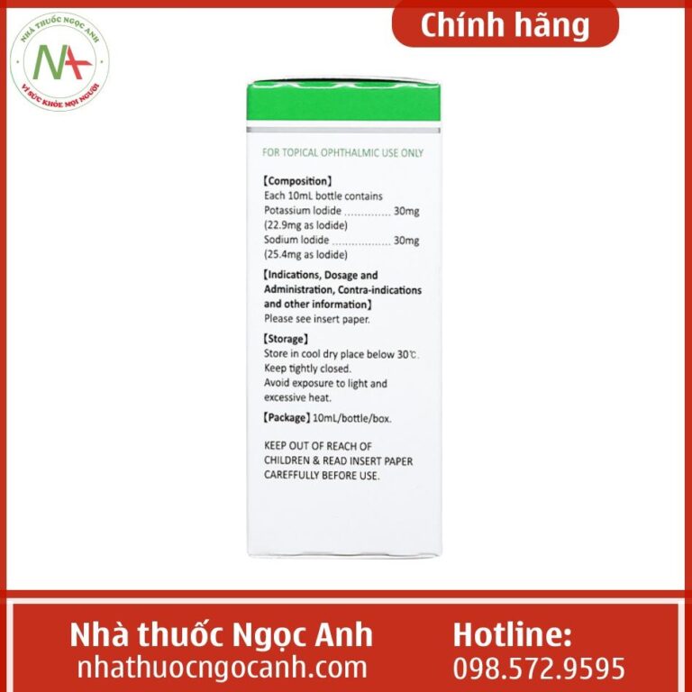 Thuốc Posod Eye Drops là thuốc gì? Mua ở đâu? Giá bao nhiêu?