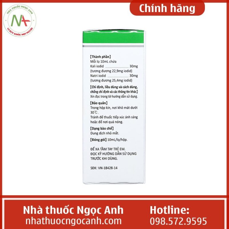 Thuốc Posod Eye Drops là thuốc gì? Mua ở đâu? Giá bao nhiêu?